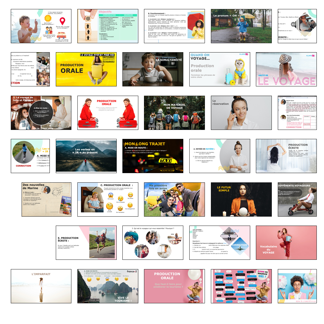 UNITÉ 8 : Voyage et tourisme (A1-A2)